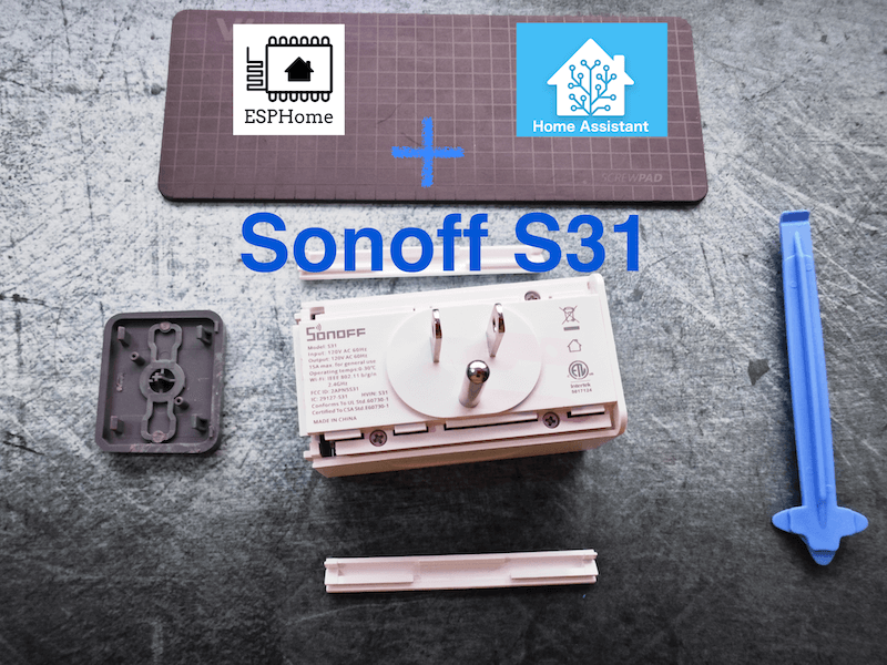 Sonoff S31: Flashing ESPHome